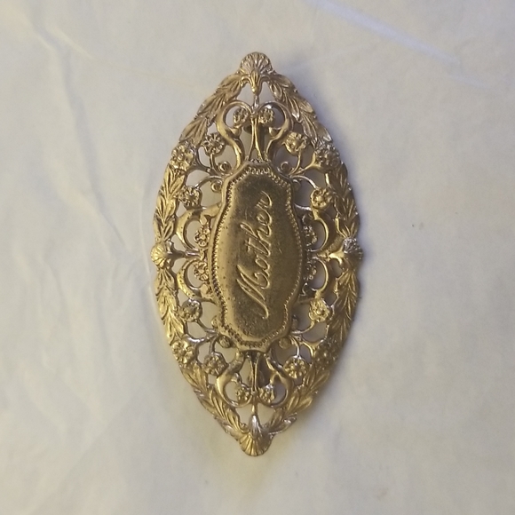 Antique | Jewelry | Antique Floral Mother Pin Brooch | Poshmark